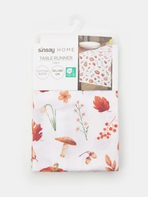 Sinsay - Běhoun na stůl s podzimním motivem - oranžová