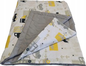 Přehoz na postel 100x190 dvoubarevný