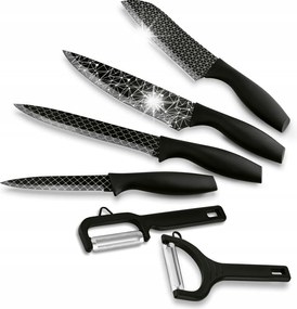 Sada kuchyňských Nožů Nůž Šéfkuchaře Santoku nože univerzální Škrabky