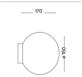 Ideal Lux - LED Nástěnné svítidlo MAPA 1xG9/15W/230V
