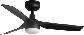 FARO 33822-1TW MINI PUNT S LED stropní ventilátor, černá s DC motorem - FARO