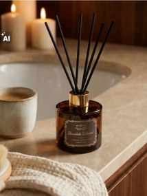 Sinsay - Vonný difuzér s tyčinkami Chocolate Caramel - tmavě hnědá