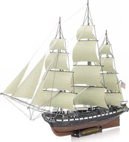 Metal Earth 3D puzzle Premium Series: Loď USS Constitution / 135 dílků
