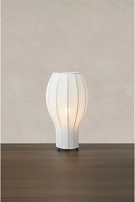Bílá látková stolní lampa (výška 36,5 cm) Globo – Markslöjd