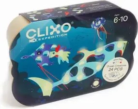 Clixo Ocean Creatures Magnetická stavebnice / 24ks / od 6 let