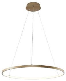 Moderní LED lustr Breno 60 zlatá