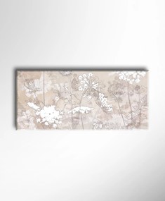 Malvis ® Obraz Kontury rostlin v japonském stylu ROZMĚR (šířka x výška): čtyřdílný čtverec 80x80 cm