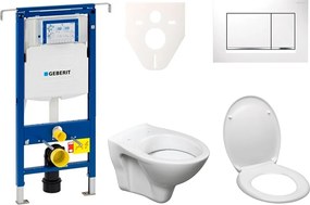 Cenově zvýhodněný závěsný WC set Geberit do lehkých stěn / předstěnová montáž + WC Ceramia S-Line Pro 111.355.00.5ND5
