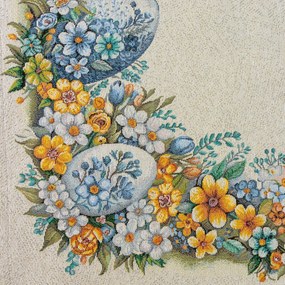 VELIKONOČNÍ GOBELÍNOVÝ UBRUS PASCH 140X180 CM VZOROVANÝ