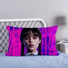 Hebký povlak na polštářek na motivy oblíbeného seriálu WEDNESDAY ADDAMS (40 x 60 cm) Barva: 8