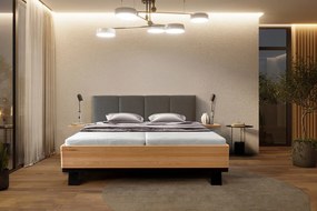 Ahorn Salento postel - buk průběžný Čalounění: 04 - béžová, Rozměr: 160 x 200 cm