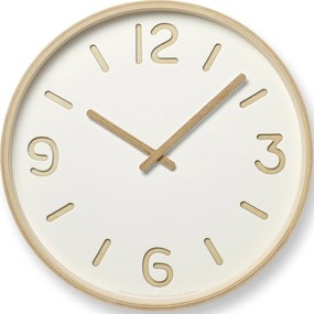 Nástěnné hodiny Thomson Paper 30,5 cm bílé