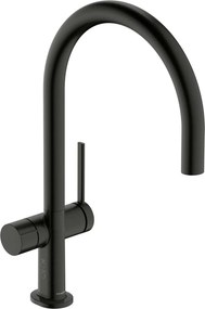 Hansgrohe Talis M54 - Dřezová baterie, s uzavíracím ventilem pro spotřebič, kartáčovaný černý chrom 72805340