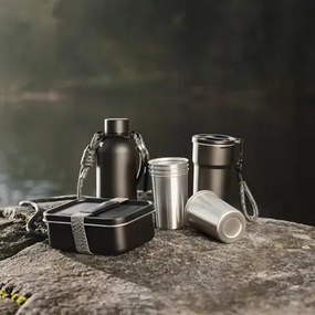 Vinga Parks černá / Termoláhev / 400 ml / nerezová ocel / ramenní popr
