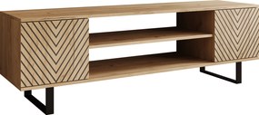 ADRK Furniture Skříňka RTV Lorello Chevron 155 cm RTV-LOR-OC-J-155