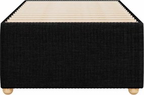 Rám postele černý jednolůžko textil 3285073