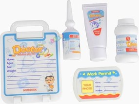 LEAN Toys Dětský lékařský vozík s příslušenstvím 22 prvků
