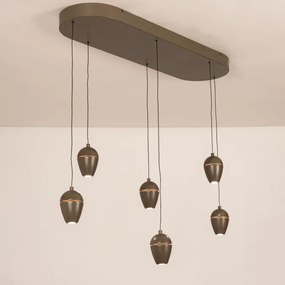 Závěsné stmívatelné LED svítidlo Cosmo Brown 6