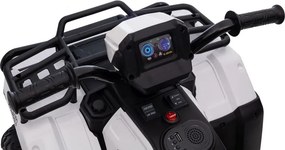 LEAN CARS Čtyřkolka na akumulátor JC915, bílá