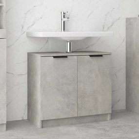 vidaXL Koupelnová skříňka betonově šedá 64,5 x 33,5 x 59 cm kompozit [811308]