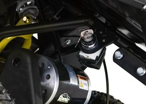 Ramiz Čtyřkolka na baterie E-STAR žlutá 35 km/h + motor 1000W + nafukovací kola + nastavení sedadla