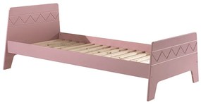 Dětská postel annie 90 x 200 cm růžová MUZZA