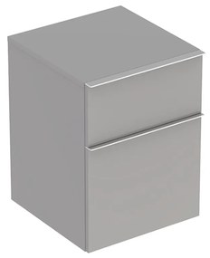 Geberit iCon - Postranní skříňka, 450x600x477 mm, platinová lesklá 840047000