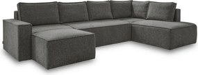 XXXLutz SEDACÍ SOUPRAVA, textil, tmavě šedá MID.YOU - Sedací soupravy - 001454003624
