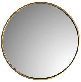 LOFTIKA ZLATO Kulaté nástěnné zrcadlo Průměr: 60 cm