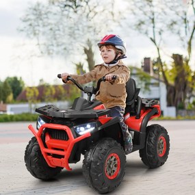 Costway 12 V elektrická dětská čtyřkolka se světlomety 4 kola dětské auto