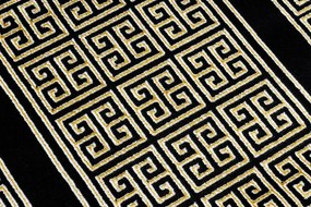 Dywany Łuszczów Běhoun Gloss 6776 86 greek black/gold Rozměry koberců: 80x250