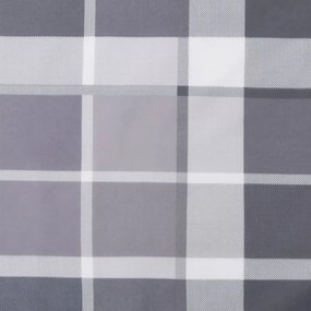 Poduška Na Palety Šedá Károvaná Textil Vzor Šedá Kostka