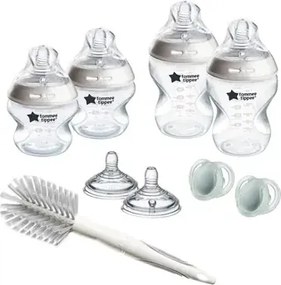 Tommee Tippee Sada kojeneckých lahviček C2N s kartáčem