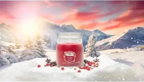 Yankee Candle SANTA ON SKIS Signature střední