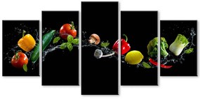 Obraz do kuchyně zelenina Velikost (šířka x výška): 150x75 cm