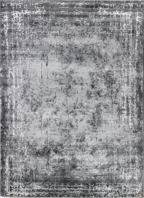 Berfin Dywany, Kusový koberec Elite 4356 Grey, 60x100, šedá, obývací pokoj
