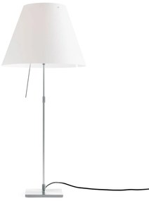 Luceplan Costanza stolní lampa D13i hliník/bílá