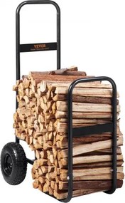 Vozík na polena na palivové dříví, nosnost 113,4 kg