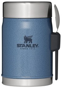 STANLEY Termoska jídelní 400ml se lžící/vidličkou Hammertone Lake modrá