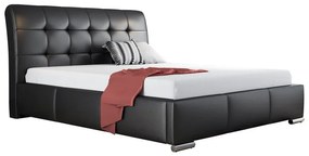 Čalouněná manželské postel Pilatus, Rozměr postele: 180x200, Barva:: ekokůže Soft 010