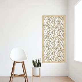 dřevo života Dřevěný dekorační panel LEAF III Rozměry (cm): 20x40, Barevný vzor: Javor