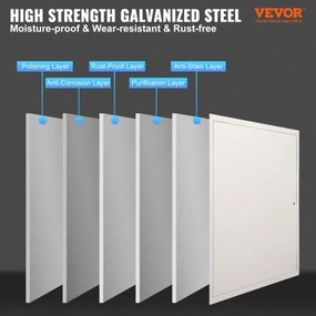 Přístupový panel pro sádrokartonové desky a stropy, 24 × 61 cm