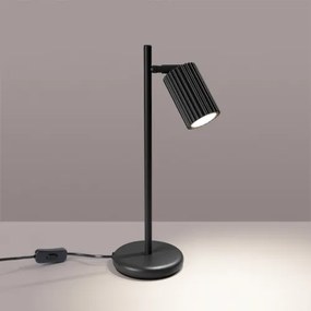 Stolní lampa SOLLUX KARBON černá GU10 1x10W bez žárovky SL.1586