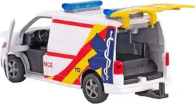 KIDS GLOBE Traffic VW Transporter ambulance s přívěsem / Auto s přívěs