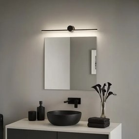 LED Koupelnové osvětlení zrcadla ARTIST LED/9W/230V 60 cm IP44 černá