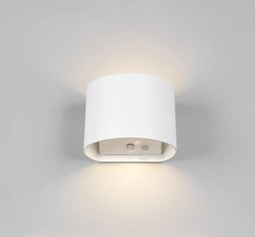 LED nástěnné venkovní svítidlo se senzorem pohybu na USB (výška 10 cm) Genie – Reality