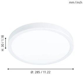 Eglo 99227 - LED Stropní svítidlo FUEVA 5 LED/20W/230V