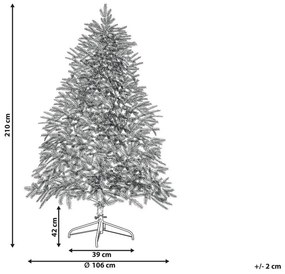 Vánoční stromek 210 cm Finnian (zelená). 1078874