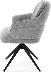 HALMAR K570 židle šedá