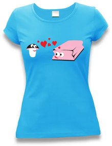 Zamilované houbičky - dámské tričko s potiskem